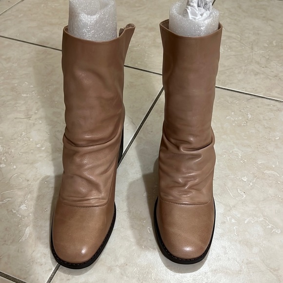 Chelsea & Violet | Shoes | Chelsea Violet High Heel Bootie Cognac ...